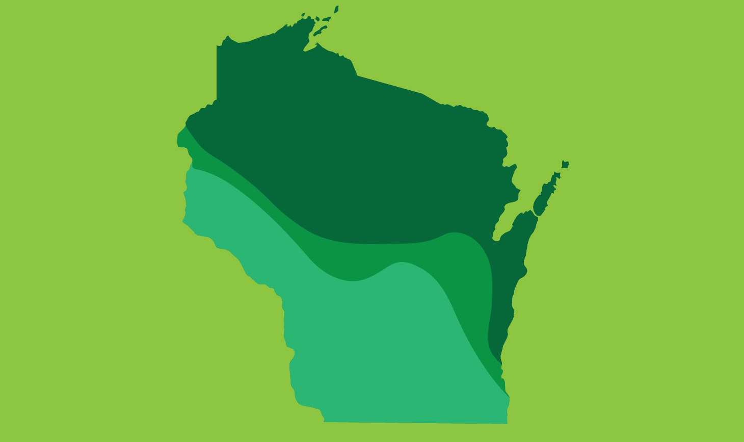 Wisconsin Climate Zone Map Wisconsin State Climatology Office